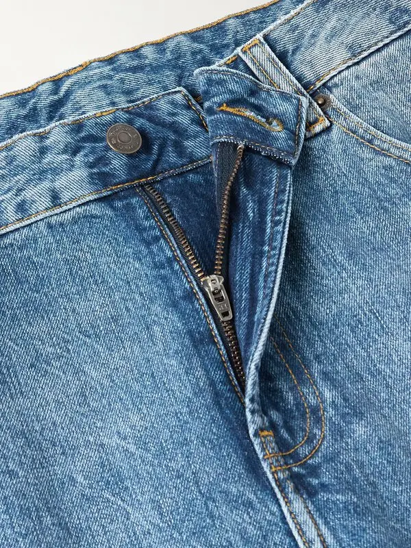 CORRIDOR Straight-leg Organic Jeans - Blue