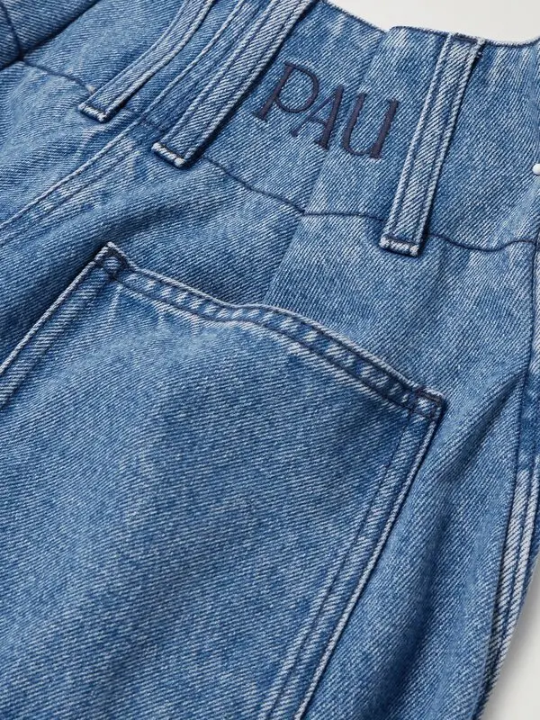 PATOU High-rise Wide-leg Jeans