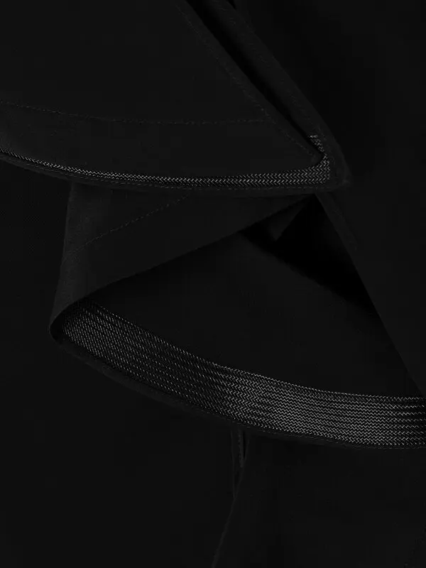 Maticevski Satellite Wave Asymmetric Gown - Black
