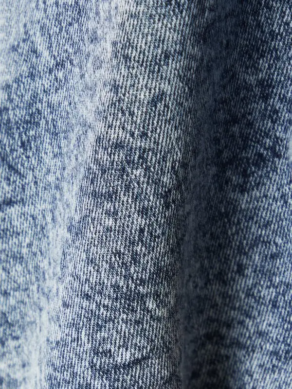 Alaïa Cropped Asymmetric Denim Jacket