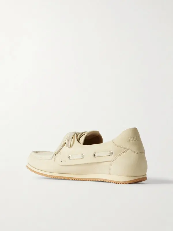 Jacquemus Batto Nubuck Loafers - Neutrals