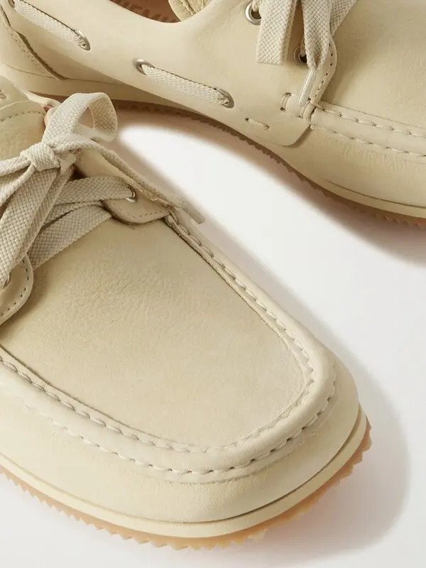 Jacquemus Batto Nubuck Loafers - Neutrals