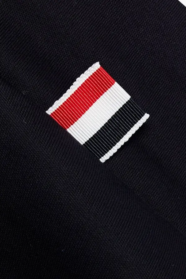 Thom Browne Striped Cotton-jersey Track Jacket - Midnight Blue