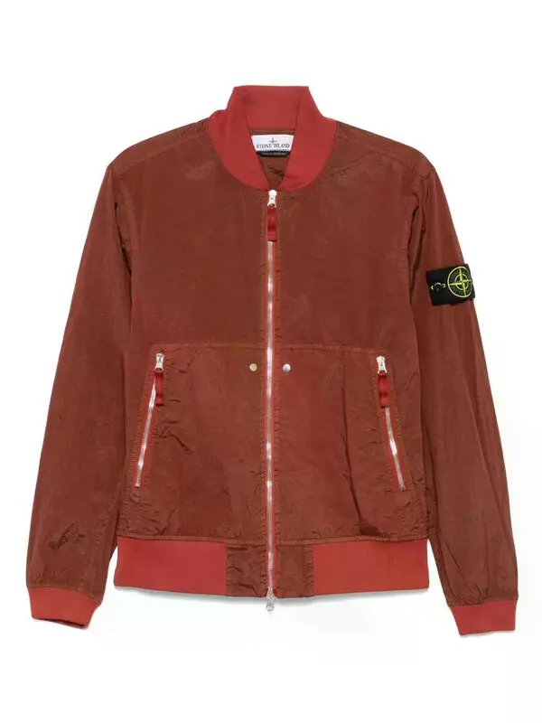 Stone Island Compass-badge Bomber Jacket - V007a Copper