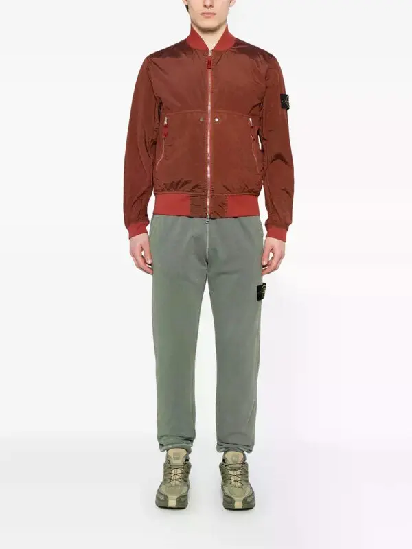 Stone Island Compass-badge Bomber Jacket - V007a Copper