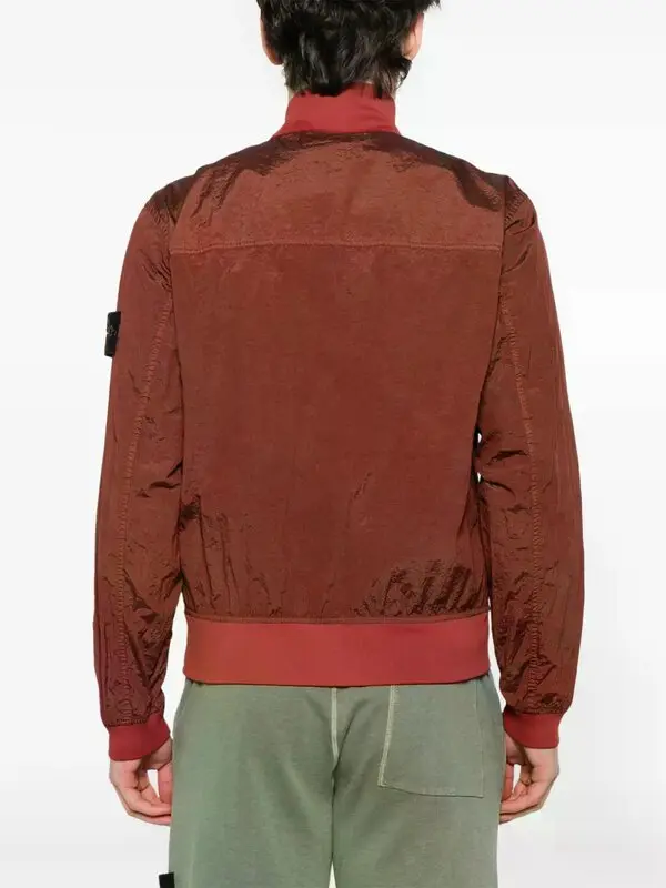 Stone Island Compass-badge Bomber Jacket - V007a Copper