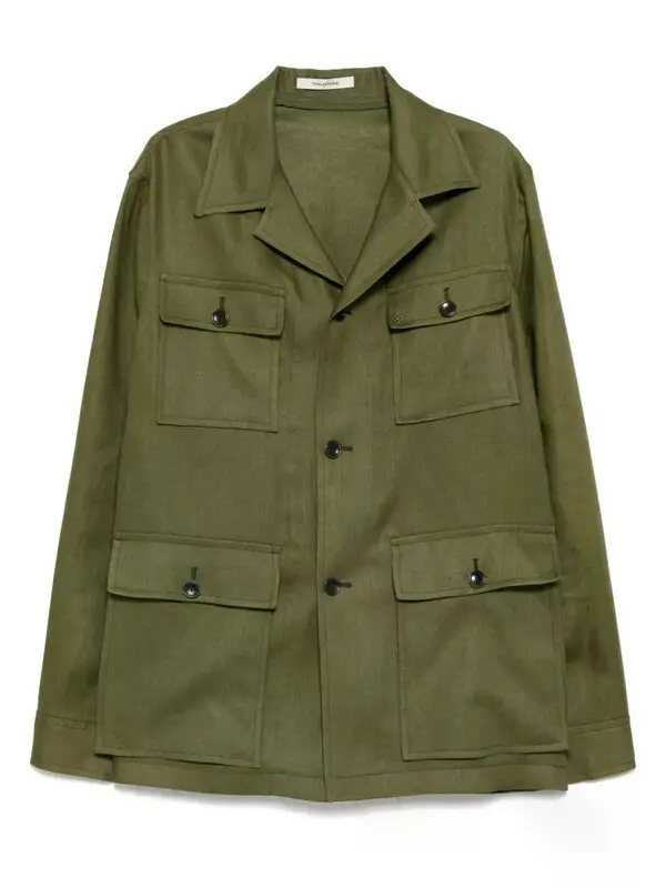 Tagliatore Linen Shirt Jacket