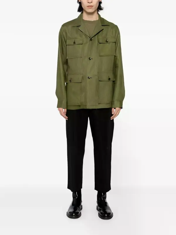 Tagliatore Linen Shirt Jacket