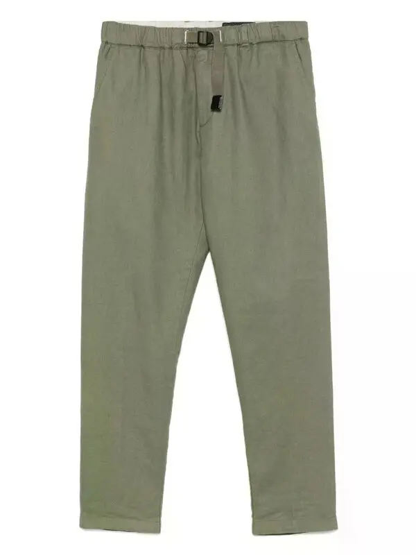 WHITE SAND Tapered Trousers