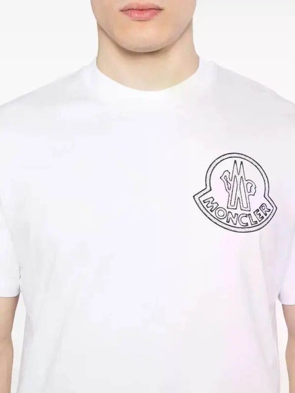 Moncler Logo-print T-shirt - White