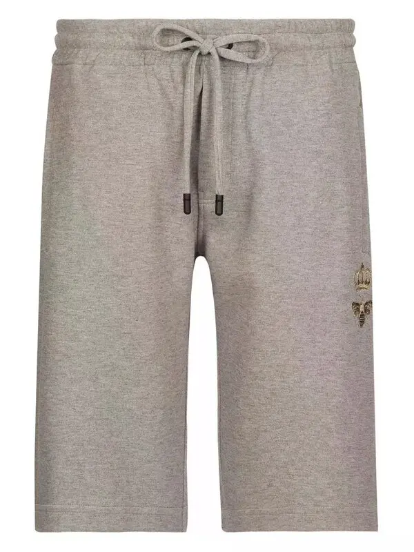 Dolce & Gabbana Cotton-blend Shorts - Grey