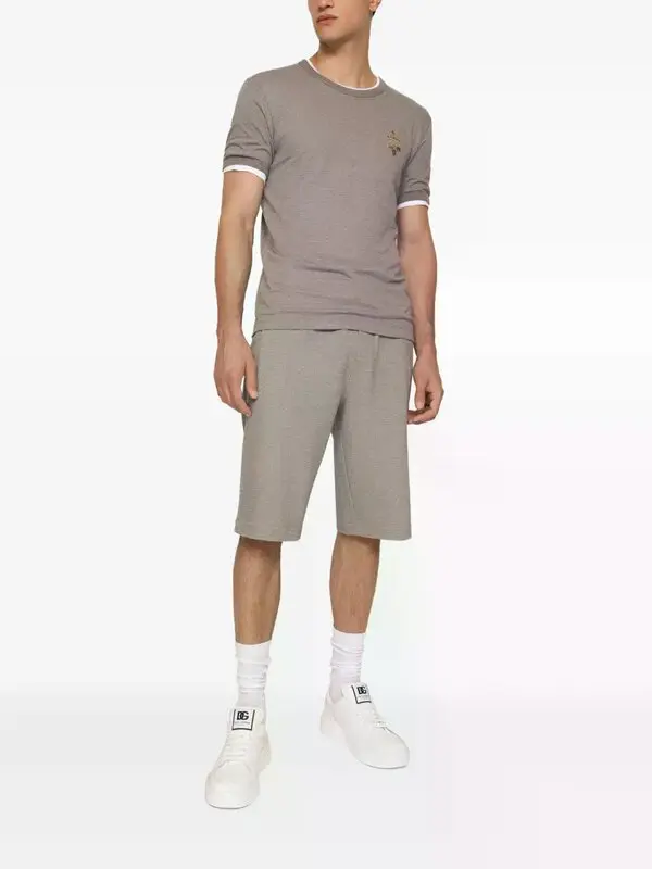 Dolce & Gabbana Cotton-blend Shorts - Grey
