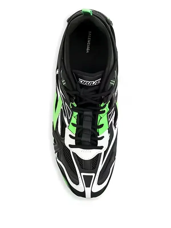 Balenciaga Drive Caged Mesh Sneakers - Black