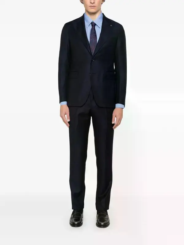 Tagliatore Virgin Wool Suit - Blue