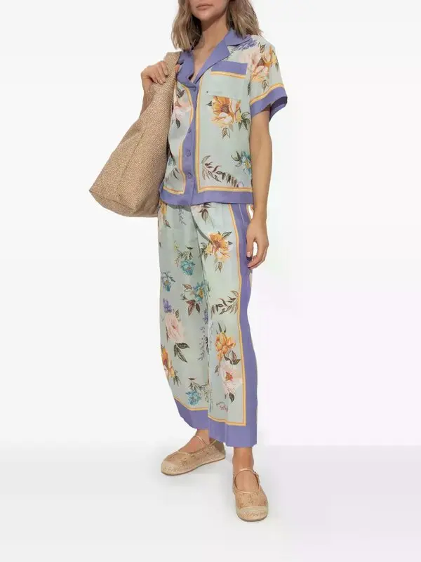 SELF-PORTRAIT Floral-print Shirt