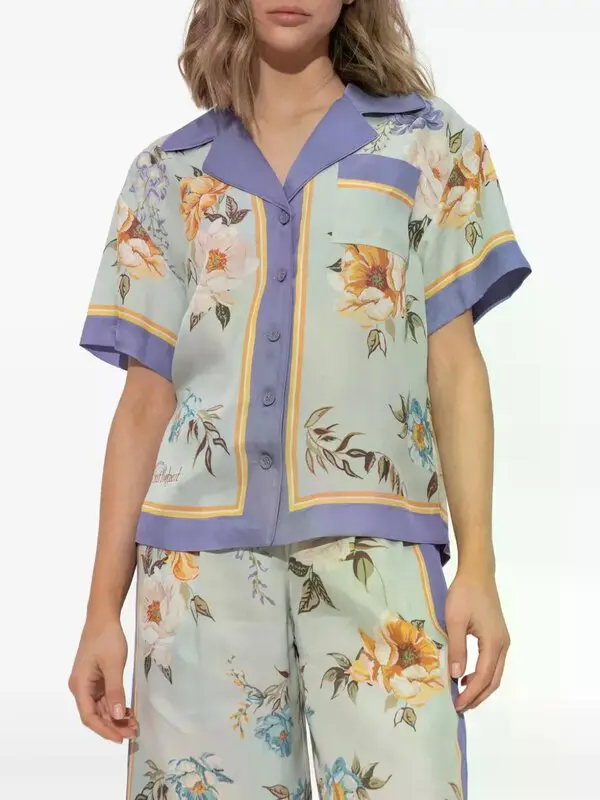 SELF-PORTRAIT Floral-print Shirt