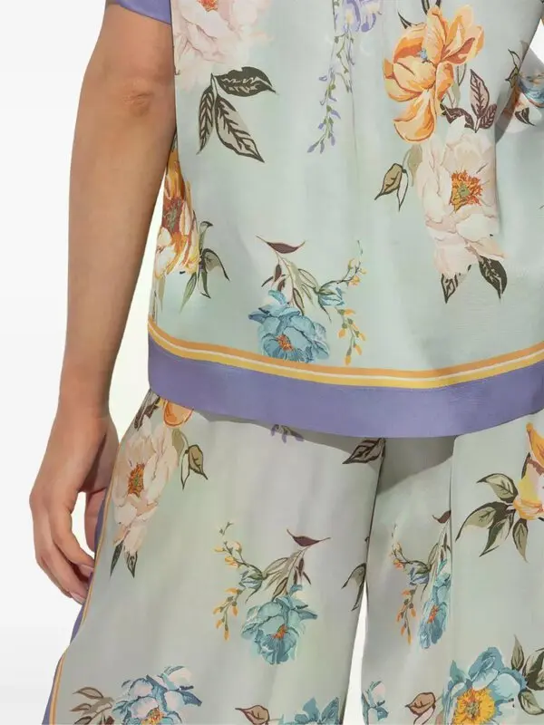 SELF-PORTRAIT Floral-print Shirt