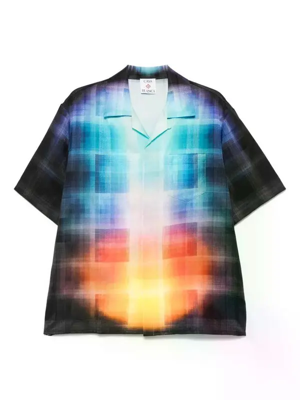 Casablanca Gradient Check Shirt