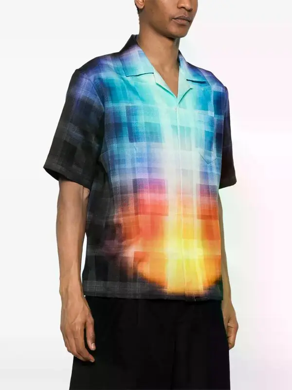 Casablanca Gradient Check Shirt