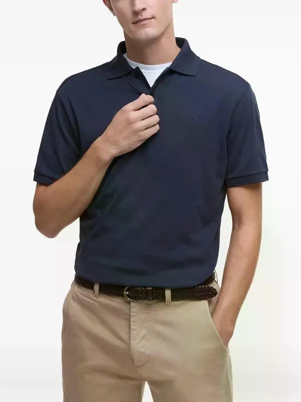 Barbour Short-sleeve Polo Shirt - Blue