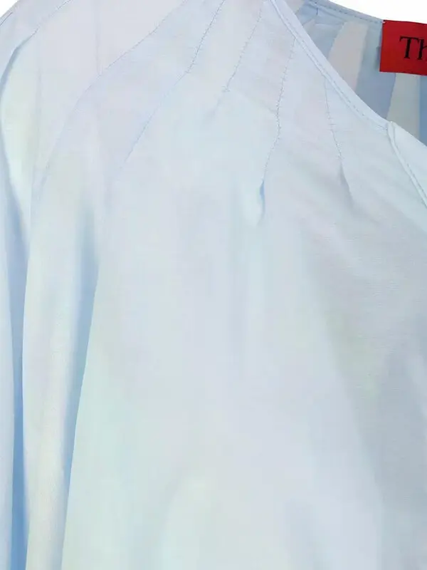 THELATEST Collarless Shirt - Blue