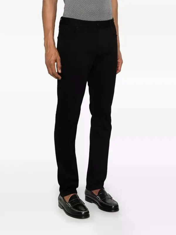 Emporio Armani Skinny Trousers - Black