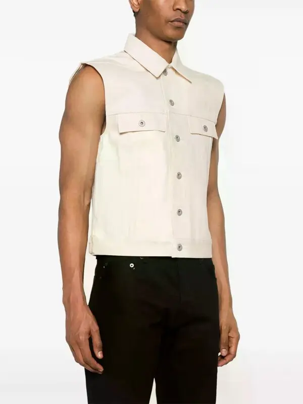 Rick Owens Sleeveless Trucker Jacket