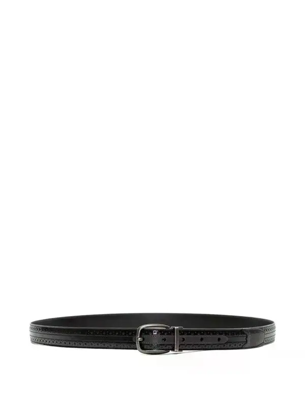Dolce & Gabbana Perforated-detail Belt - Grey