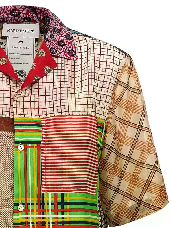 MARINE SERRE Mix-print Shirt