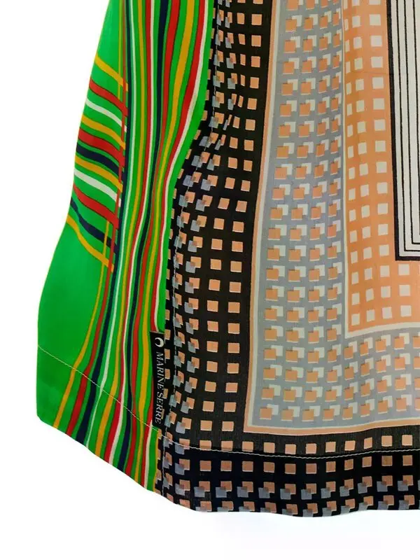 MARINE SERRE Mix-print Shirt