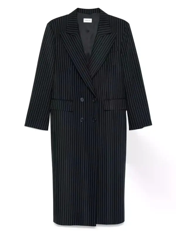 P.a.r.o.s.h Pinstriped Double-breasted Coat