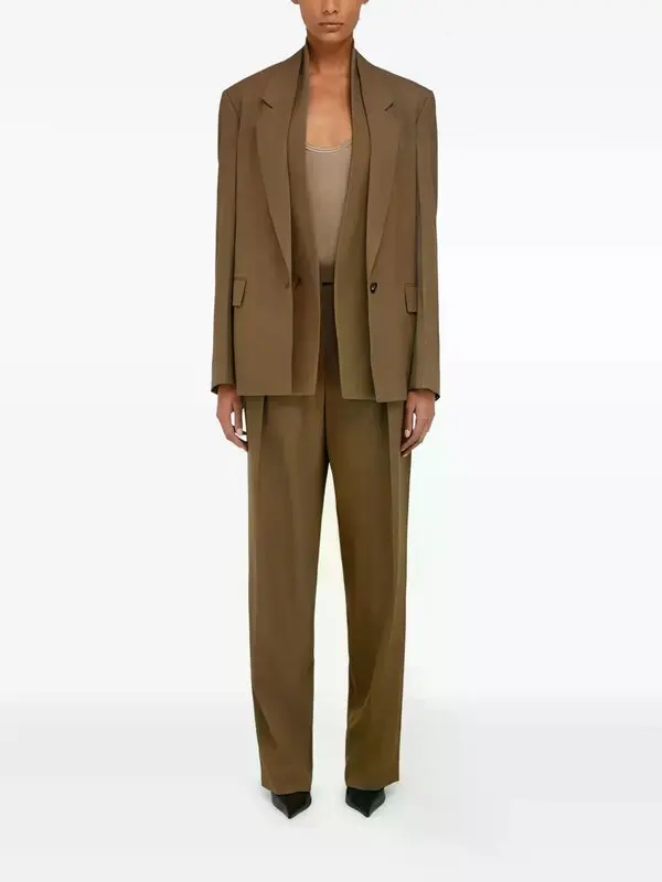 FERRAGAMO Pleat-front Tailored Trousers