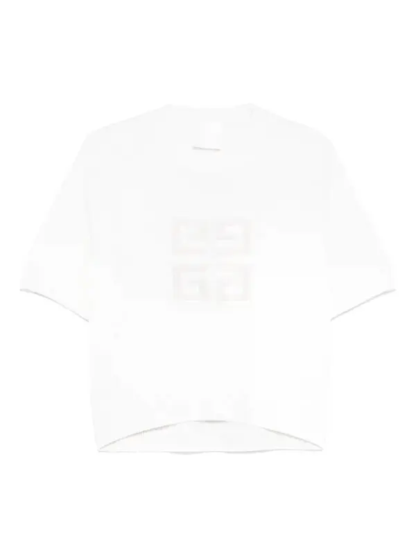 Givenchy 4g-detail Cashmere Top - White