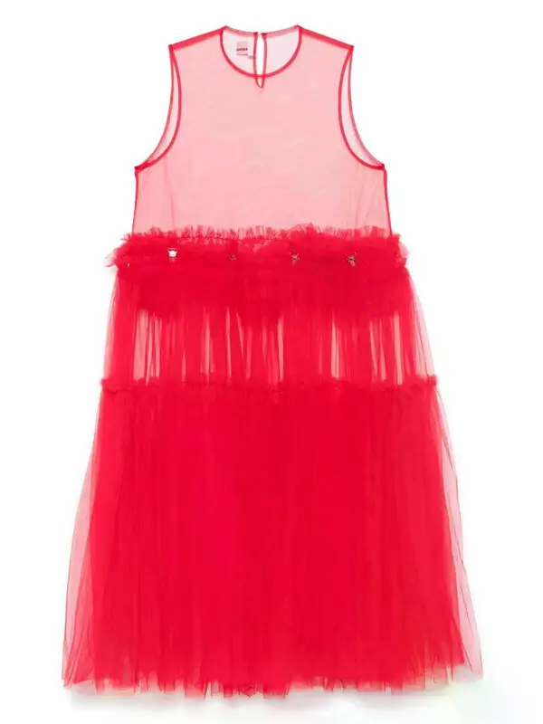 Noir Kei Ninomiya Tulle Midi Dress