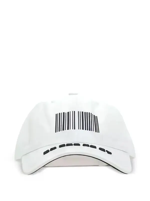 Vetements Barcode-print Cap - White