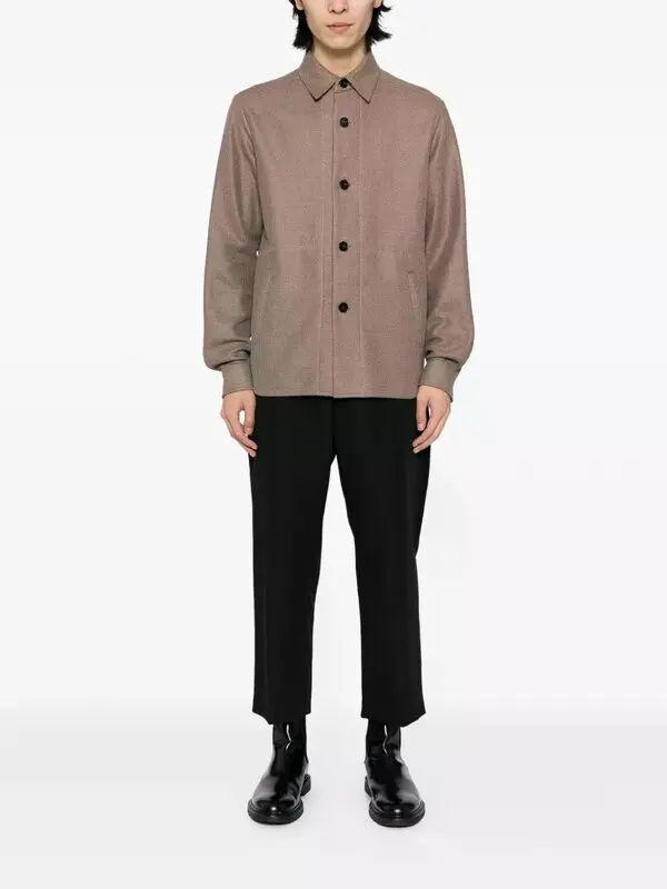 Harris Wharf London Button-up Shirt Jacket