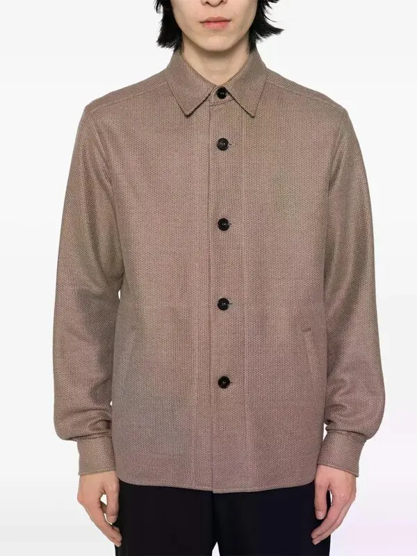 Harris Wharf London Button-up Shirt Jacket