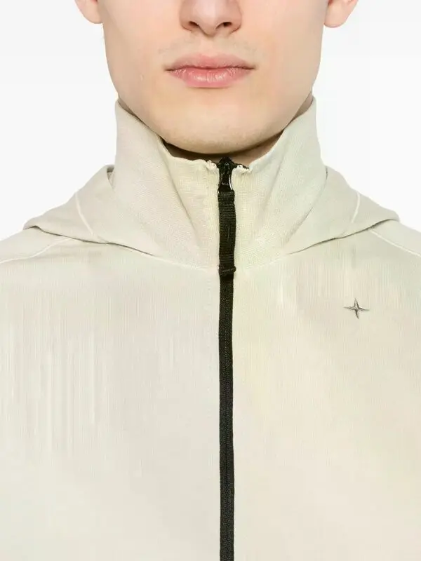 Stone Island Compass-motif Hoodie - Neutrals