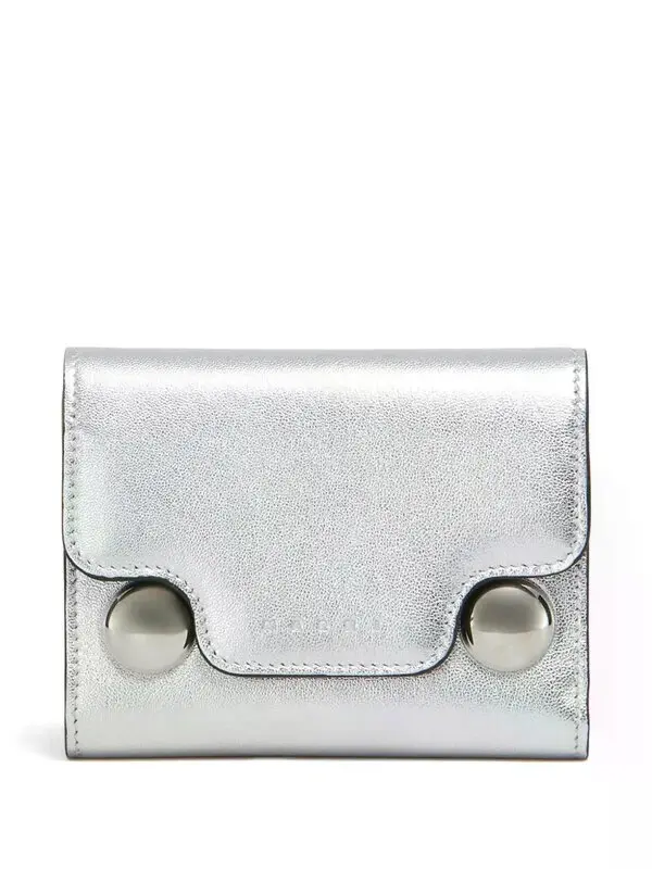 Marni Trunkaroo Tri-fold Wallet - Grey