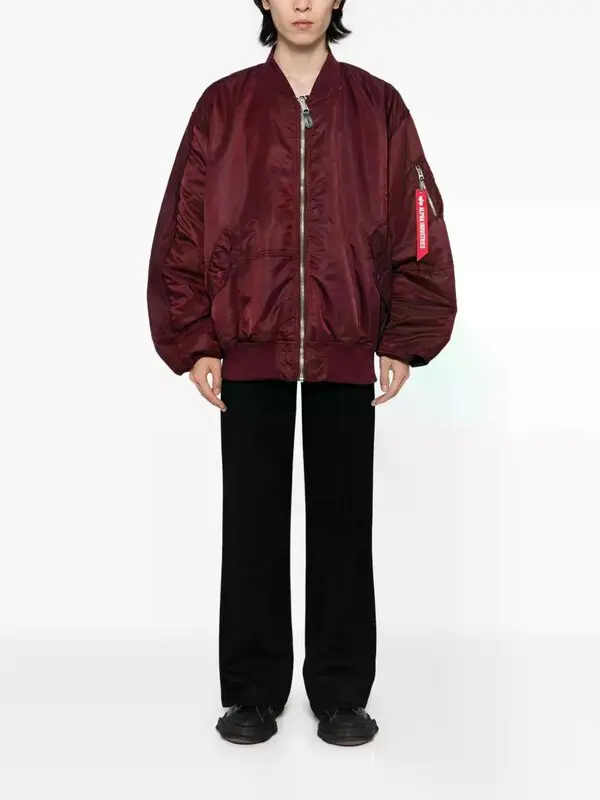 MASTERMIND WORLD X Alpha Industries Ma-1 Jacket - Red