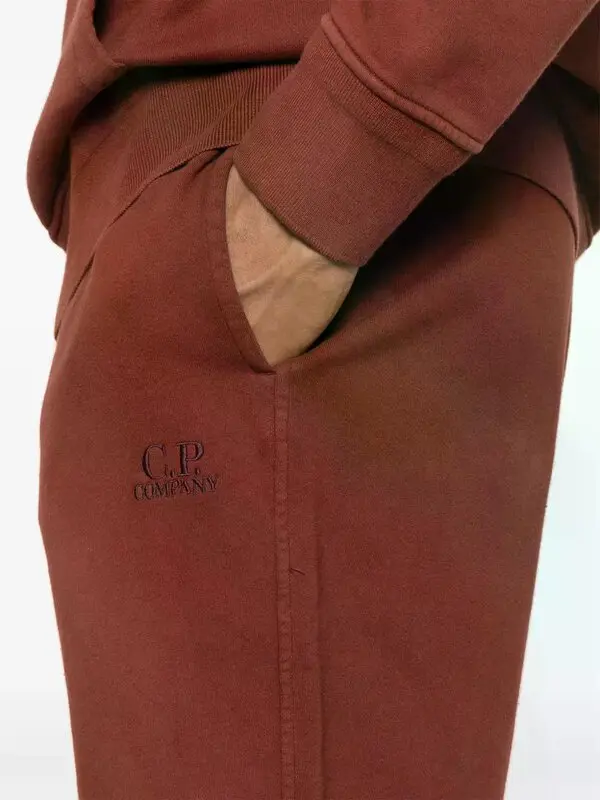 C.P. COMPANY Logo-embroidered Shorts