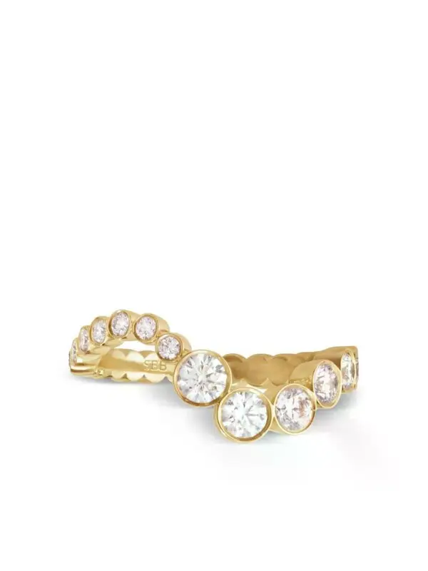 Sophie Bille Brahe 18kt Recycled Yellow Diamond Ring - Gold