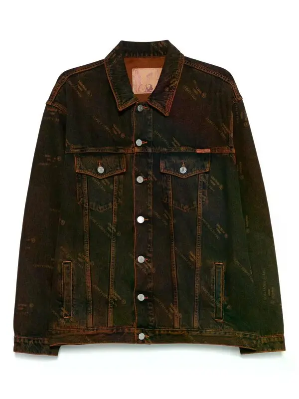 Martine Rose Oversized Denim Jacket - Orange