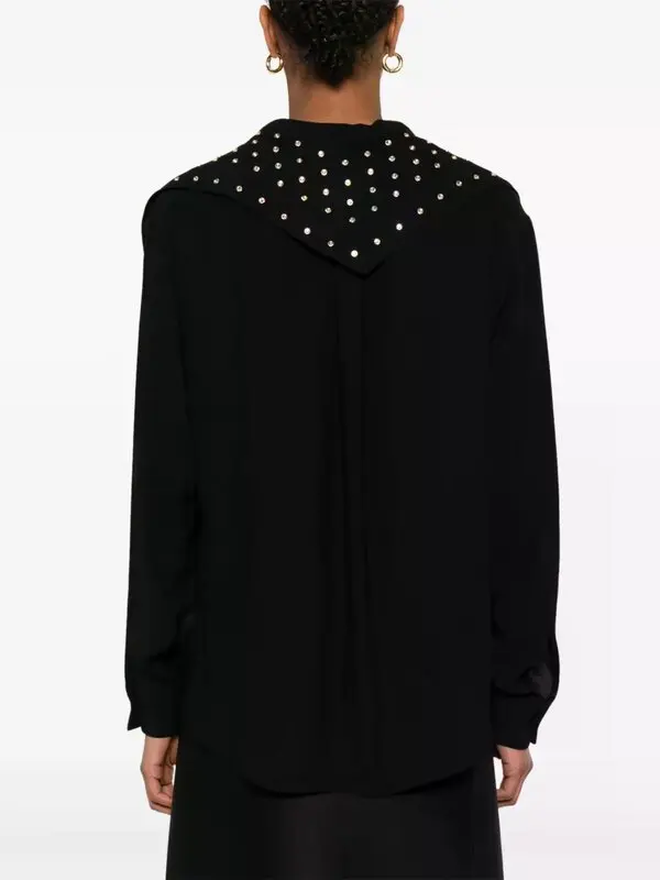 N°21 Collarless Embellished Shirt