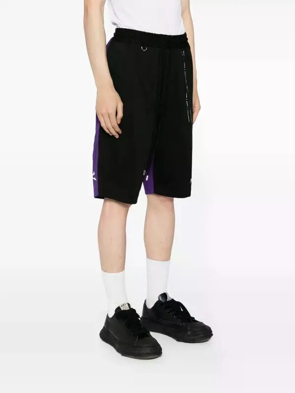MASTERMIND WORLD Colour-block Shorts - Black