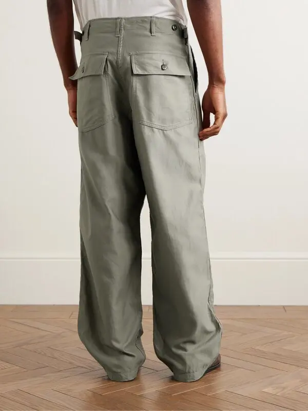 KAPTAIN SUNSHINE Baker Straight-leg Cotton Trousers