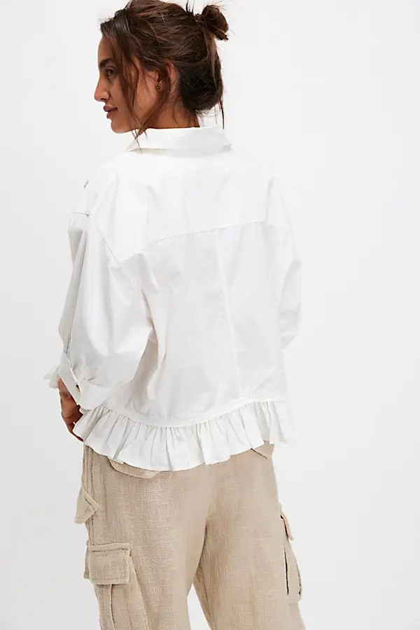 Free People We The Free Bailey Solid Shirt