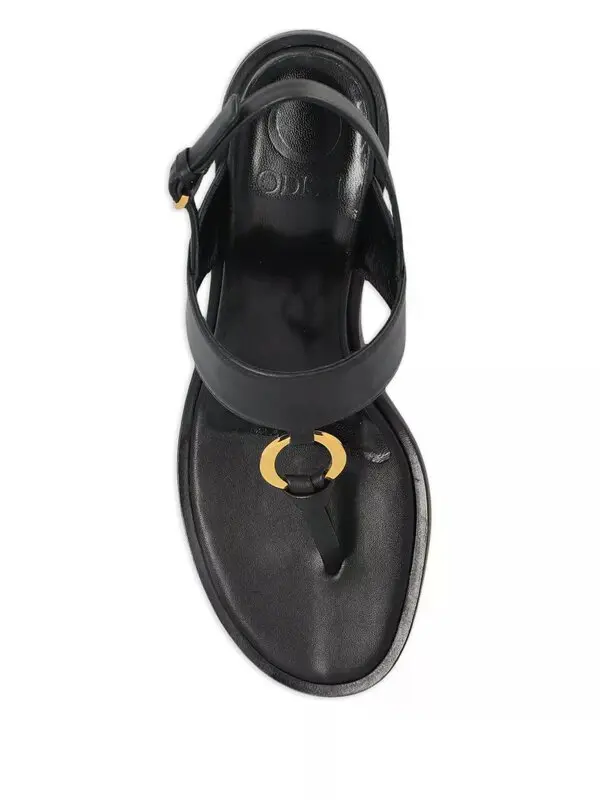 ODISSI Odissì 50mm Leather Sandals - Black