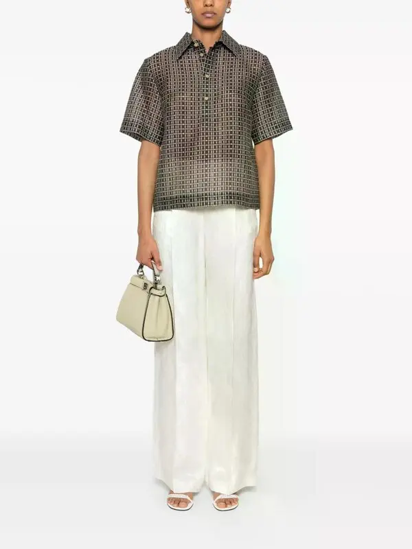 Fendi Floral-jacquard Trousers