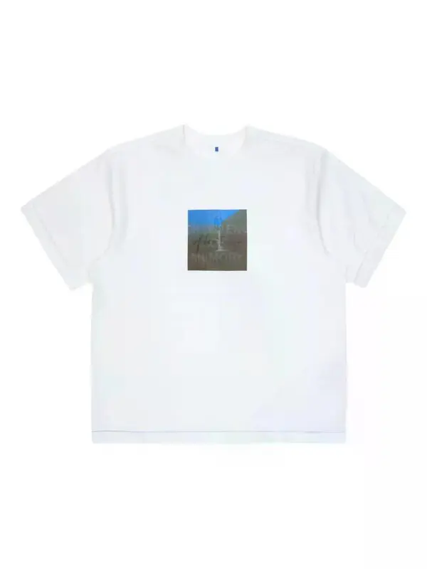 ADER ERROR Graphic Cotton T-shirt - White